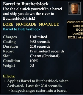 Barrel to Butcherblock | EverQuest 2 Wiki | Fandom
