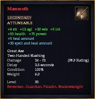 Mammoth (Weapon) | EverQuest 2 Wiki | Fandom