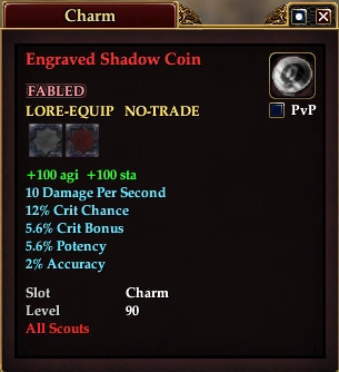 Engraved Shadow Coin | EverQuest 2 Wiki | Fandom