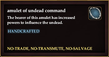 amulet of undead command | EverQuest 2 Wiki | Fandom