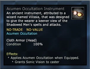 Acumen Occultation Instrument | EverQuest 2 Wiki | Fandom