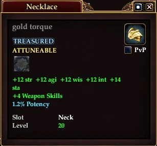 Gold torque | EverQuest 2 Wiki | Fandom