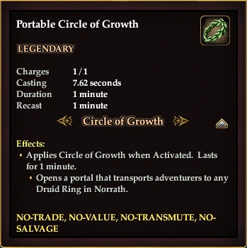 Portable Circle of Growth | EverQuest 2 Wiki | Fandom