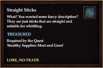 Straight Sticks | EverQuest 2 Wiki | Fandom