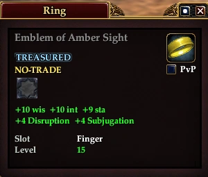Emblem of Amber Sight | EverQuest 2 Wiki | Fandom