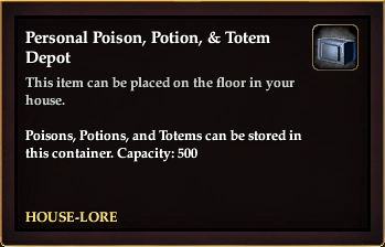 Personal Poison, Potion, & Totem Depot | EverQuest 2 Wiki | Fandom
