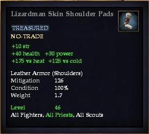 Lizardman Skin Shoulder Pads | EverQuest 2 Wiki | Fandom
