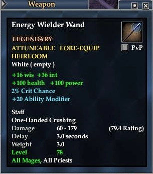 Energy Wielder Wand | EverQuest 2 Wiki | Fandom