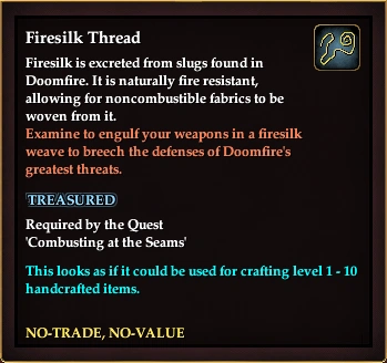 Firesilk Thread | EverQuest 2 Wiki | Fandom
