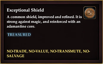 Exceptional Shield | EverQuest 2 Wiki | Fandom