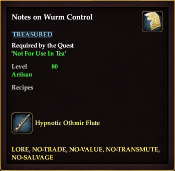 Notes on Wurm Control | EverQuest 2 Wiki | Fandom