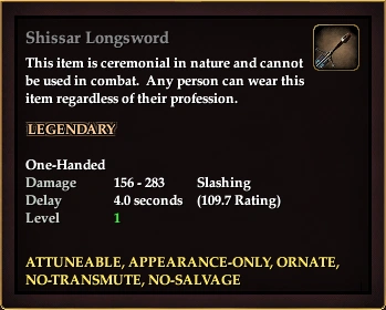 Shissar Longsword | EverQuest 2 Wiki | Fandom