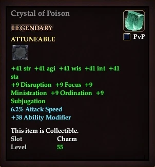 Crystal of Poison | EverQuest 2 Wiki | Fandom