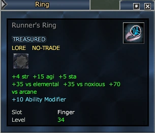 Runner's Ring | EverQuest 2 Wiki | Fandom