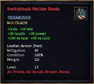 Switchback Strider Boots | EverQuest 2 Wiki | Fandom