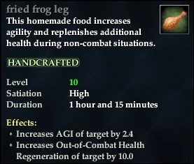 fried frog leg | EverQuest 2 Wiki | Fandom