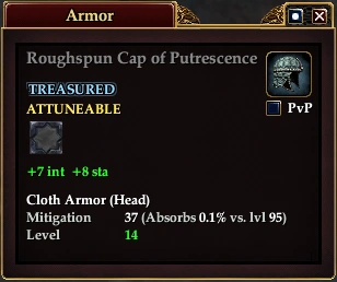 Roughspun Cap of Putrescence | EverQuest 2 Wiki | Fandom