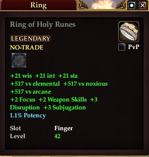 Ring of Holy Runes | EverQuest 2 Wiki | Fandom