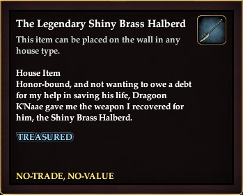 The Legendary Shiny Brass Halberd | EverQuest 2 Wiki | Fandom