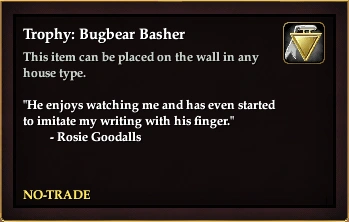 Trophy: Bugbear Basher | EverQuest 2 Wiki | Fandom