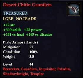 Desert Chitin Gauntlets | EverQuest 2 Wiki | Fandom