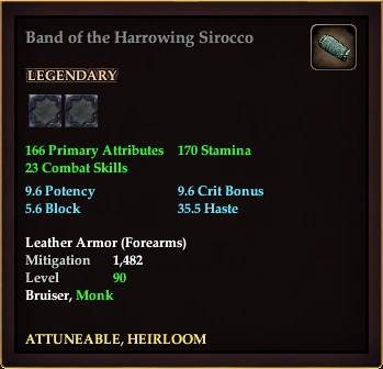 Band of the Harrowing Sirocco | EverQuest 2 Wiki | Fandom