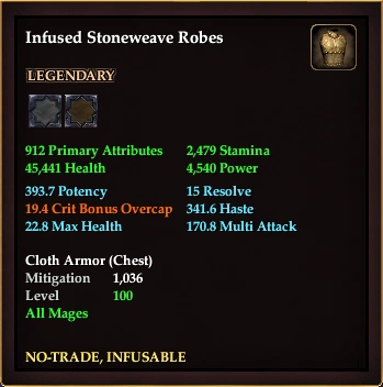 Infused Stoneweave Robes | EverQuest 2 Wiki | Fandom