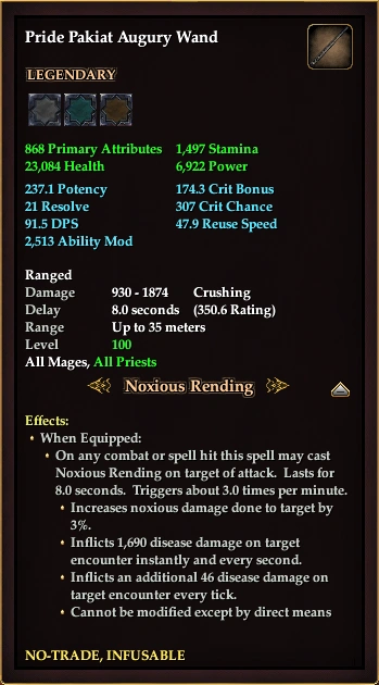 Pride Pakiat Augury Wand | EverQuest 2 Wiki | Fandom