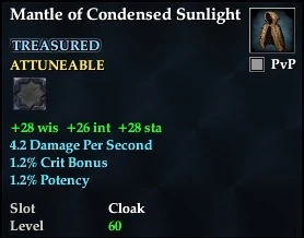 Mantle of Condensed Sunlight | EverQuest 2 Wiki | Fandom