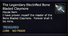 The Legendary Electrified Bone Bladed Claymore | EverQuest 2 Wiki | Fandom
