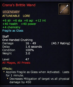 Crana's Brittle Wand | EverQuest 2 Wiki | Fandom