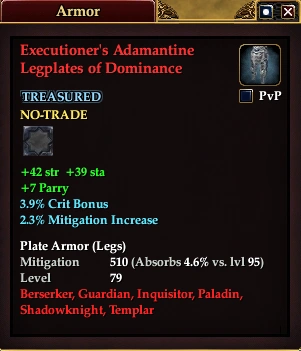 Executioner's Adamantine Legplates of Dominance | EverQuest 2 Wiki | Fandom