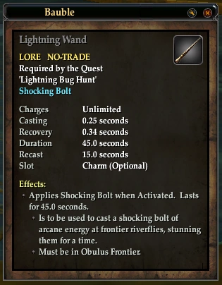 Lightning Wand | EverQuest 2 Wiki | Fandom