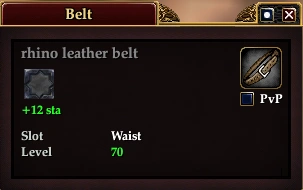 rhino leather belt | EverQuest 2 Wiki | Fandom