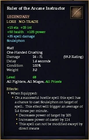 Ruler of the Arcane Instructor | EverQuest 2 Wiki | Fandom