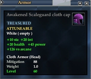 Awakened Scaleguard cloth cap | EverQuest 2 Wiki | Fandom