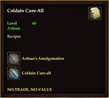 Coldain Cure-All | EverQuest 2 Wiki | Fandom