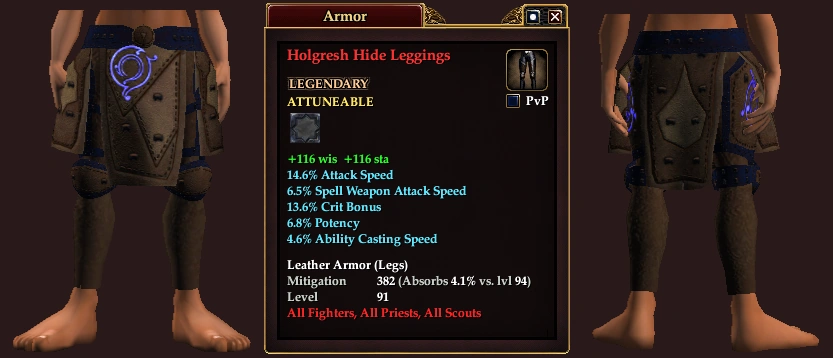Holgresh Hide Leggings | EverQuest 2 Wiki | Fandom