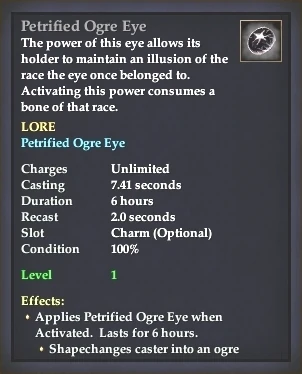 Petrified Ogre Eye | EverQuest 2 Wiki | Fandom