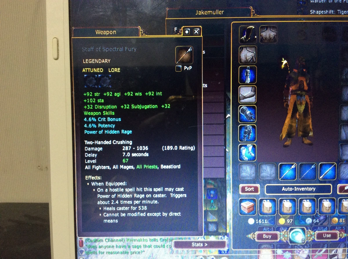 Staff of Spectral Fury | EverQuest 2 Wiki | Fandom