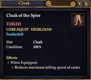 Cloak of the Spire | EverQuest 2 Wiki | Fandom