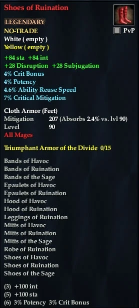 Shoes of Ruination | EverQuest 2 Wiki | Fandom