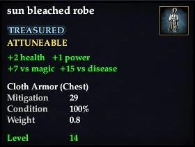 sun bleached robe | EverQuest 2 Wiki | Fandom