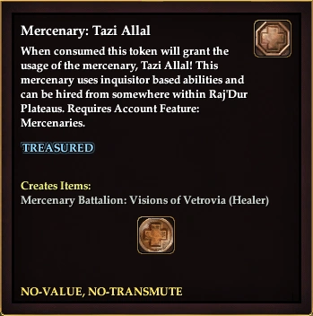 Mercenary: Tazi Allal | EverQuest 2 Wiki | Fandom