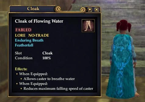 Cloak of Flowing Water | EverQuest 2 Wiki | Fandom