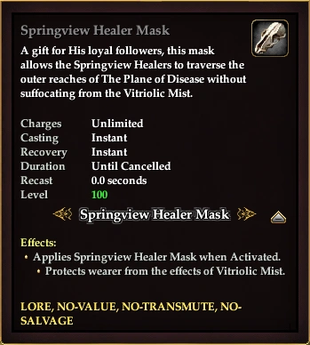 Springview Healer Mask | EverQuest 2 Wiki | Fandom