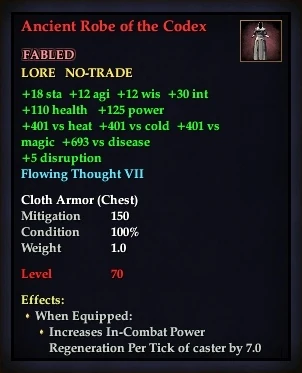 Ancient Robe of the Codex | EverQuest 2 Wiki | Fandom