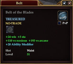 Belt of the Blades | EverQuest 2 Wiki | Fandom