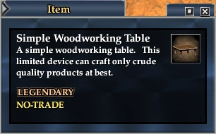 Simple Woodworking Table | EverQuest 2 Wiki | Fandom