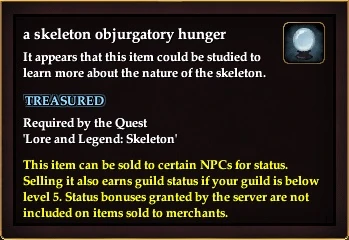 a skeleton objurgatory hunger | EverQuest 2 Wiki | Fandom